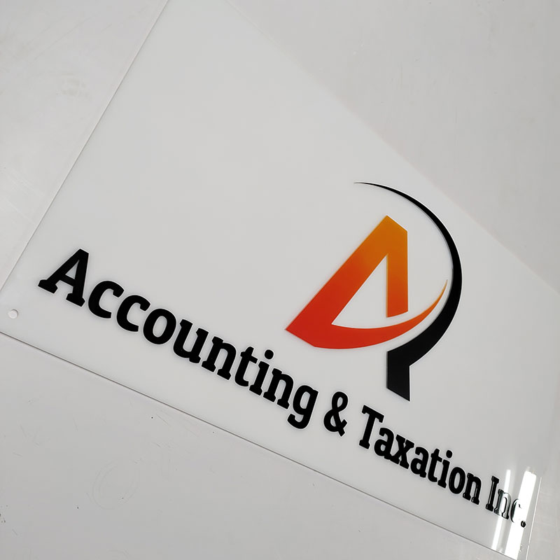 Acrylic wall-mounted common signboard