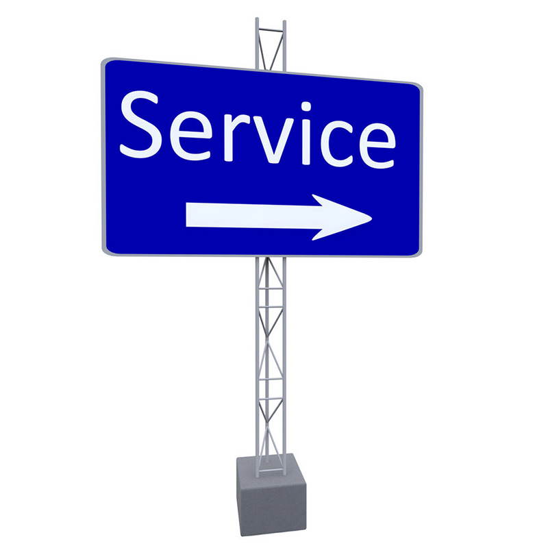 Alloy customized traffic sign pole