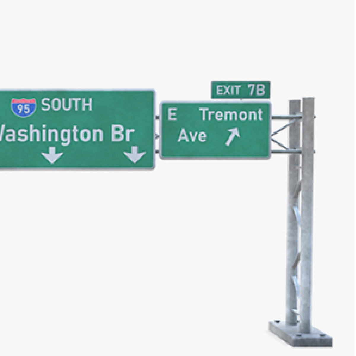 Aluminum alloy multi-head traffic sign pole