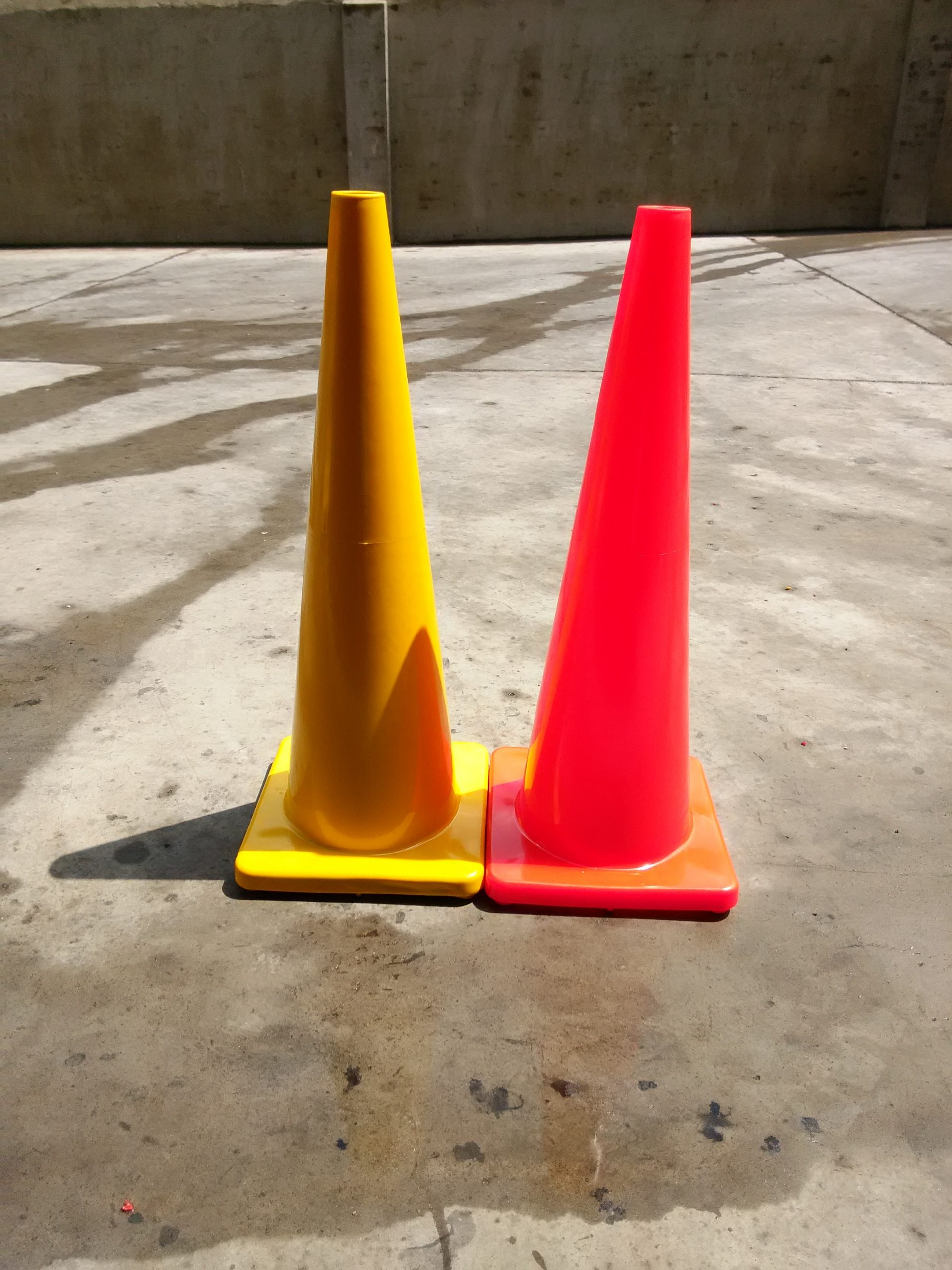 American standard color traffic cones