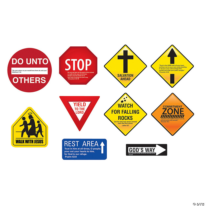 American standard traffic road signs