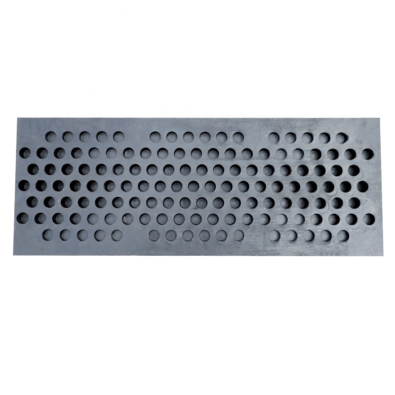 Black and yellow warning safety speed bump