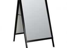 Free-standing outdoor display sign rack