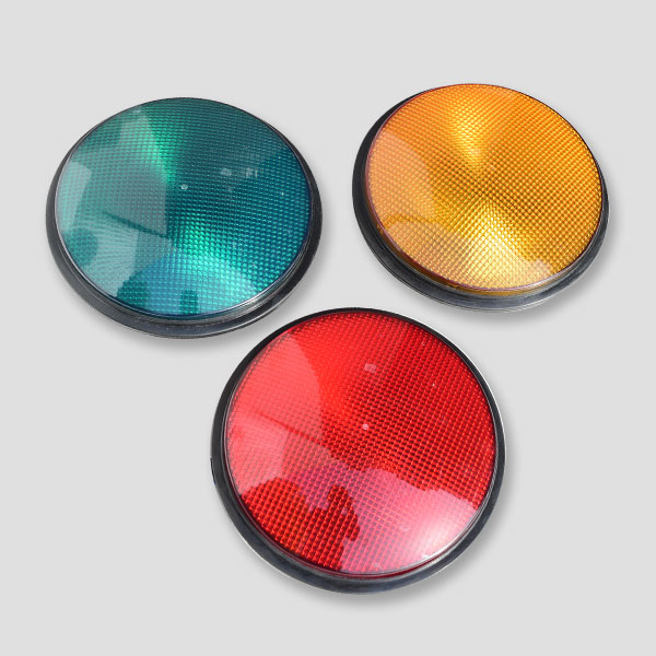 Circular horizontal design traffic lights