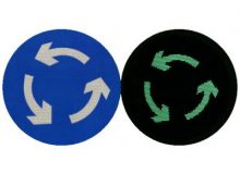 Wholesale reflective aluminum roundabout signs