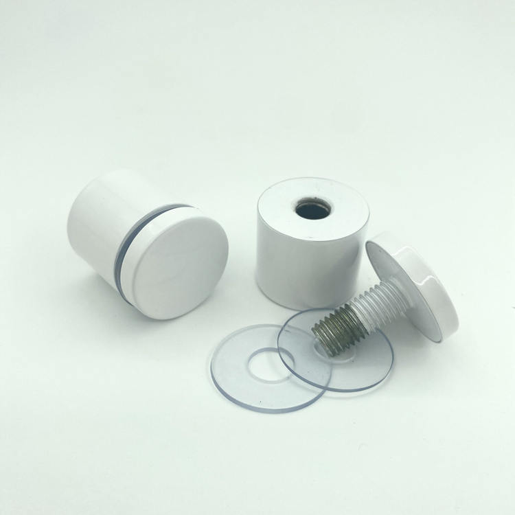 Color screw fixed sign hardware