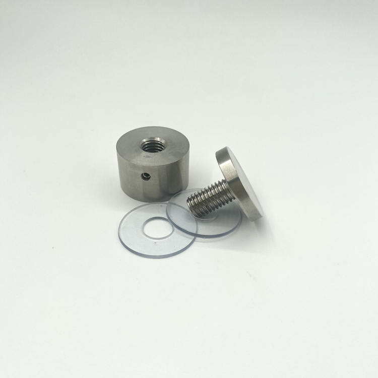 Color screw fixed sign hardware