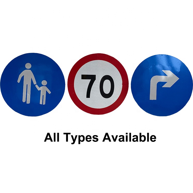 Custom aluminum reflective warning safety signs