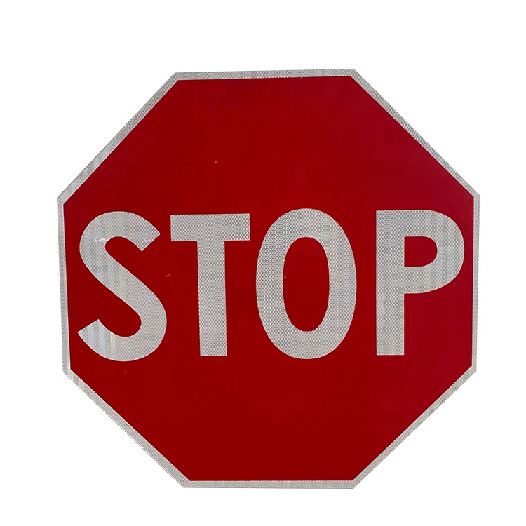 Custom aluminum reflective warning safety signs