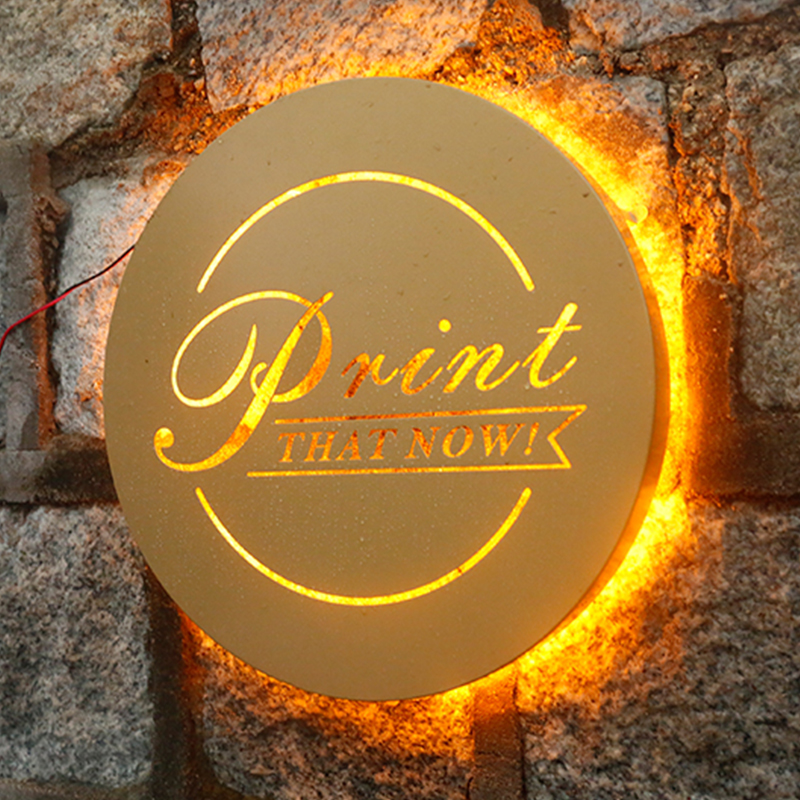 Custom shop advertising signs