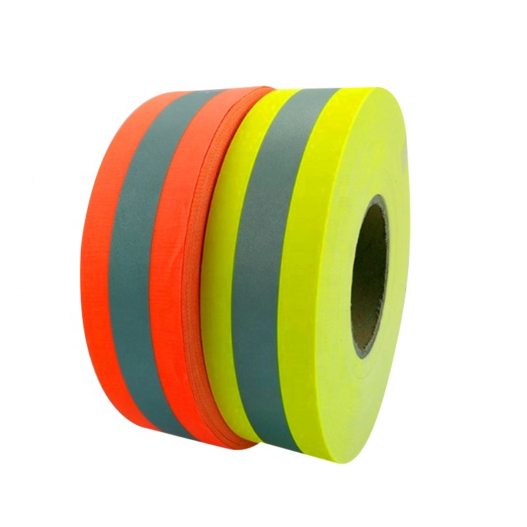 Fire retardant fabric reflective tape