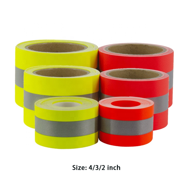 Fire retardant fabric reflective tape
