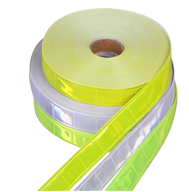 Fire retardant fabric reflective tape