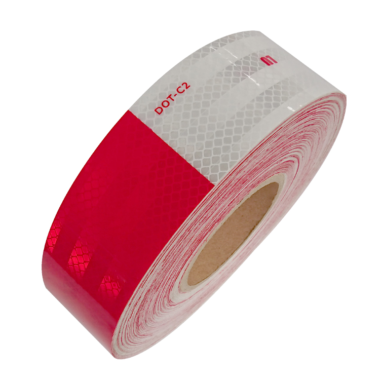 High-intensity prism color reflective tape