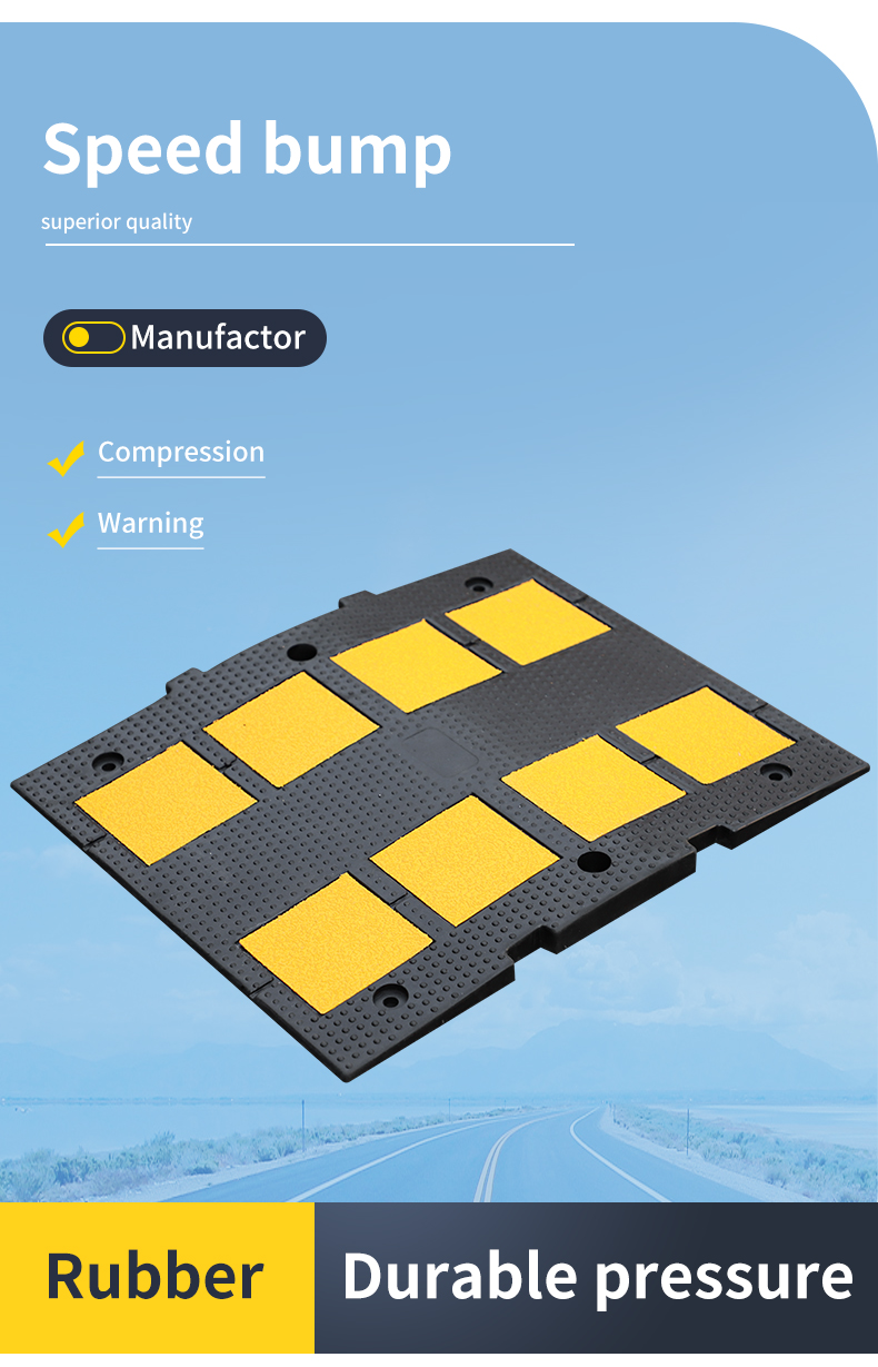 Large particle anti-skid speed bump