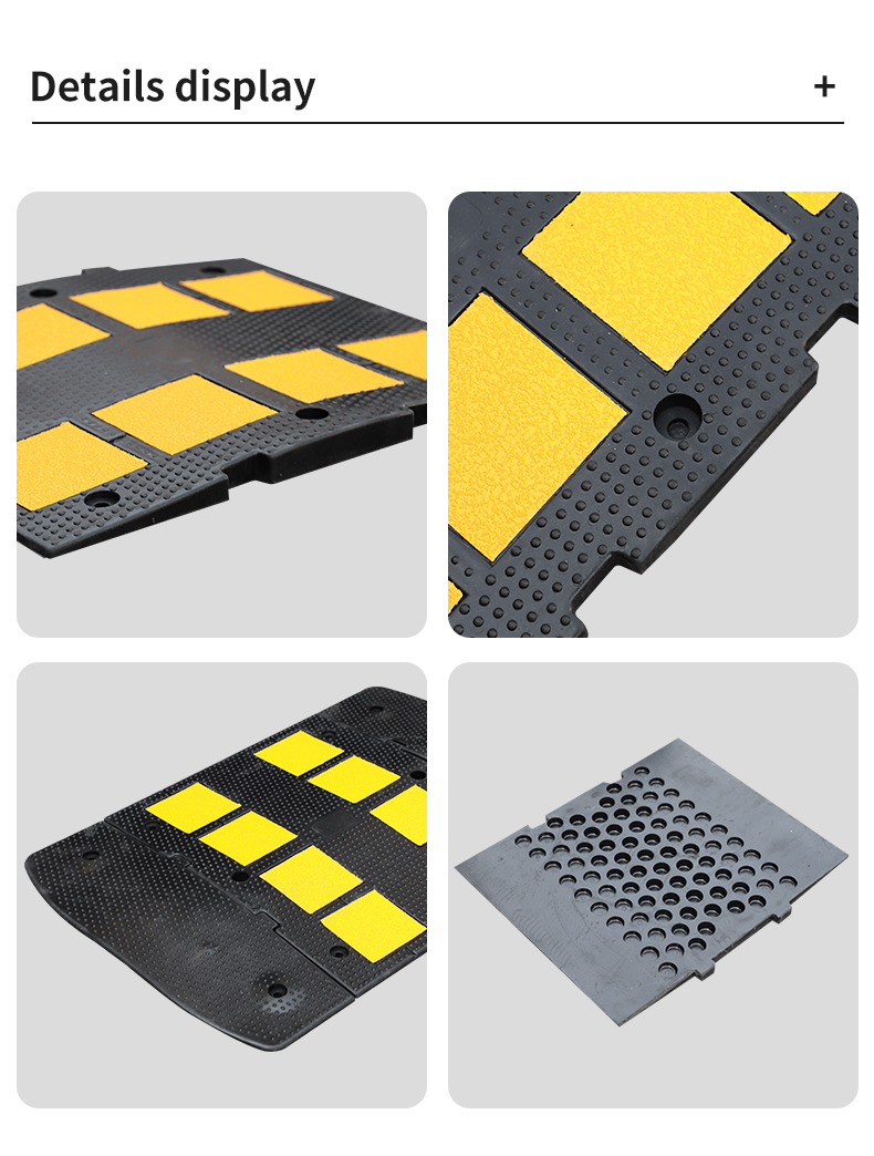 Large particle anti-skid speed bump