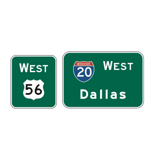 Low-cost high-quality street signs