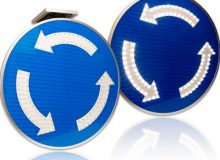 Road customized reflective speed limit signs