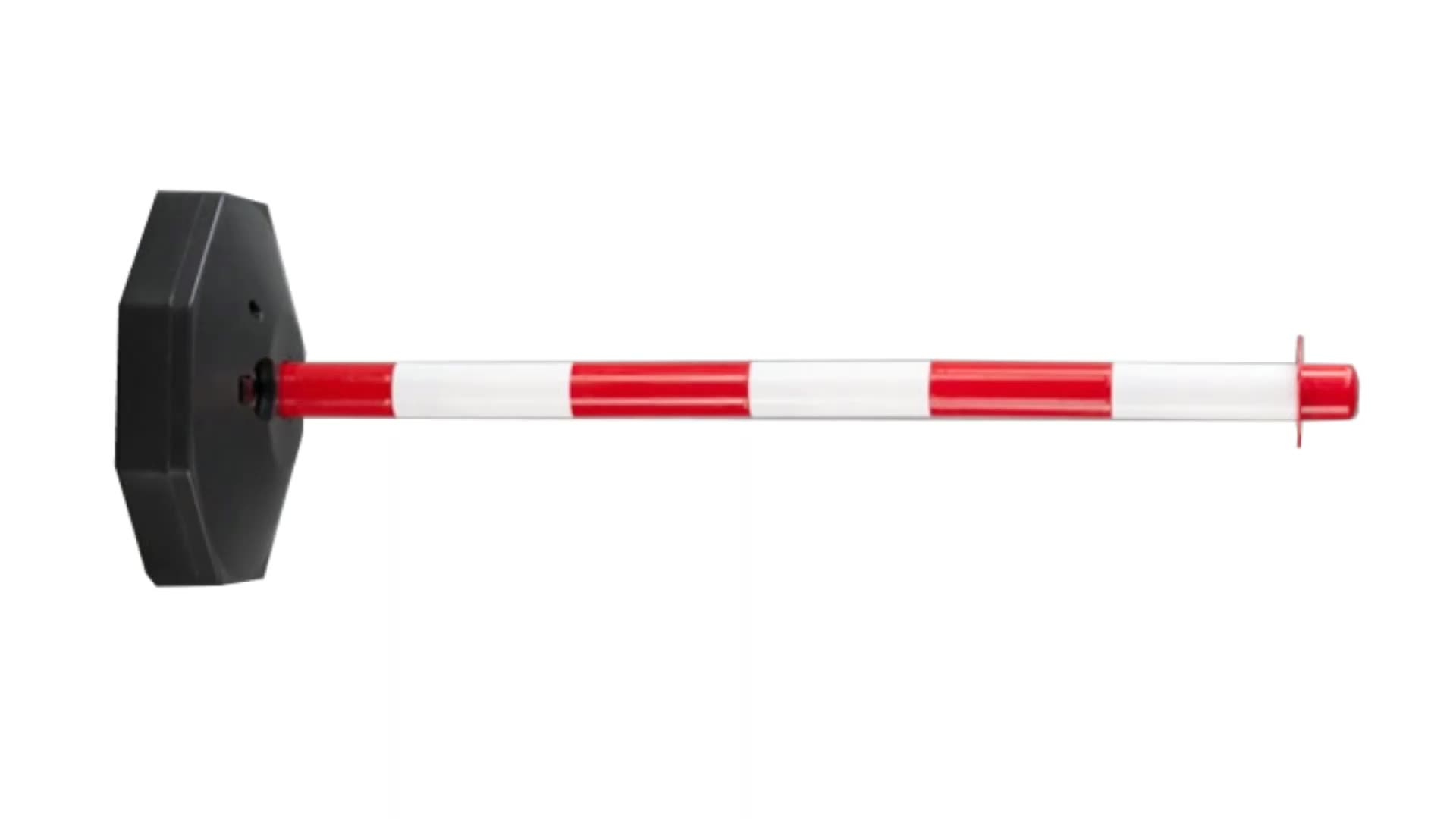 PE warning barrier outline guide post