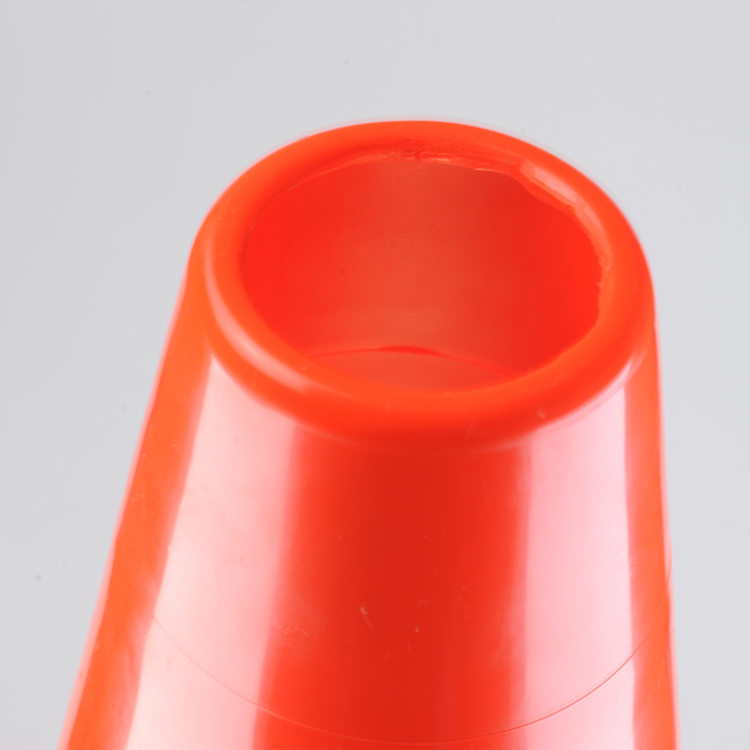PVC black base traffic cone