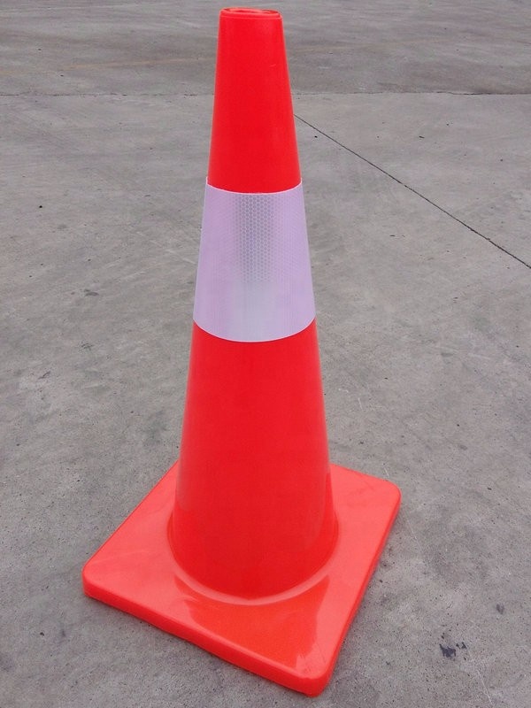 Red one-piece small traffic cone
