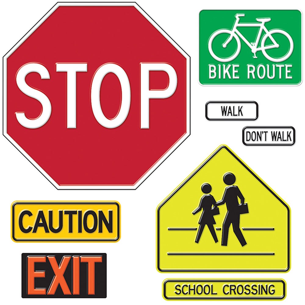 Reflective metal custom safety signs