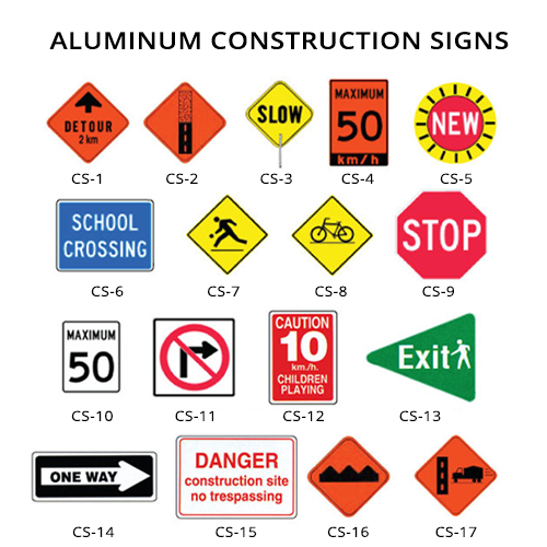 Retro reflective safety road safety signs