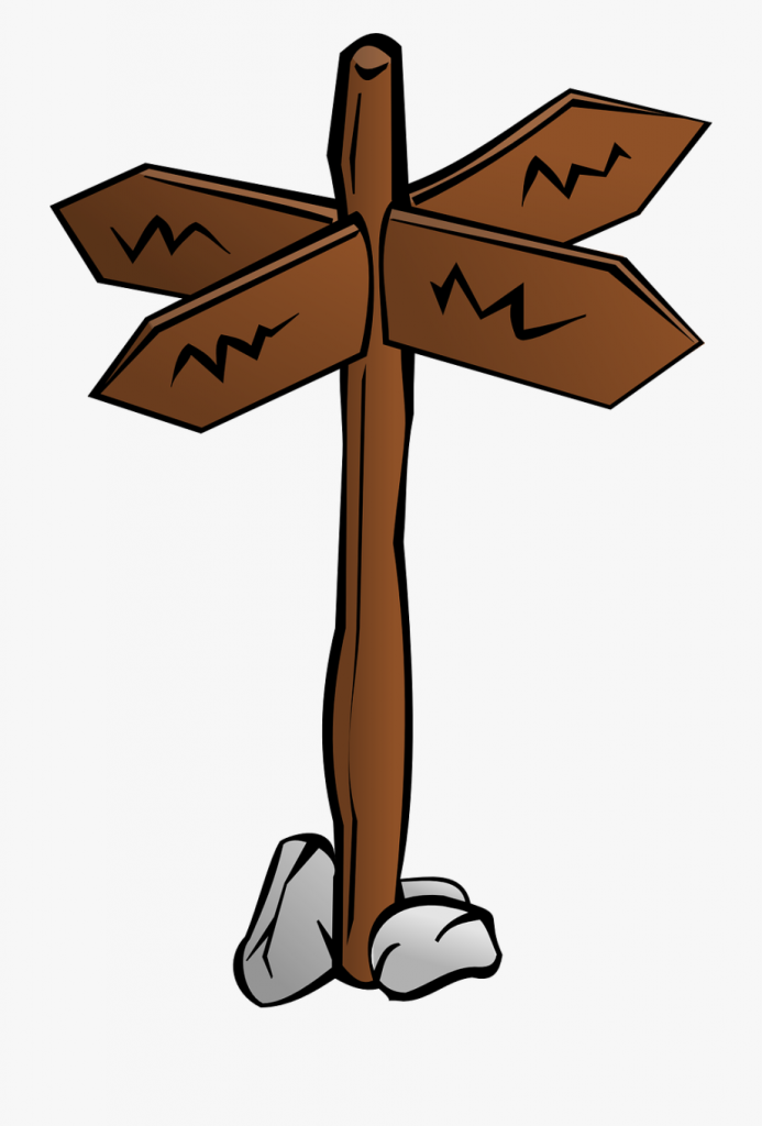 Special custom multi-head sign post