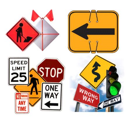 Stainless steel single-sided safety sign