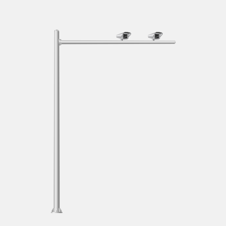 Steel flexible boom road sign post