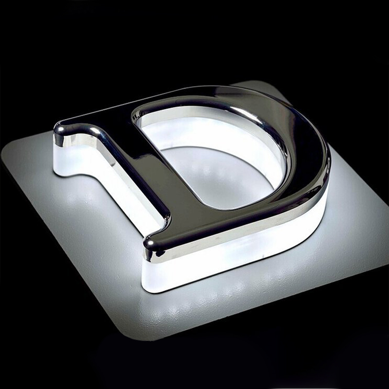 Various sizes of shop LED signs