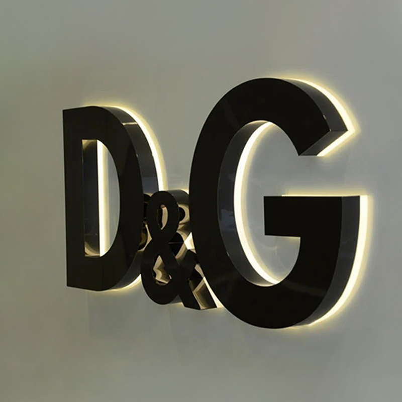 Various sizes of shop LED signs