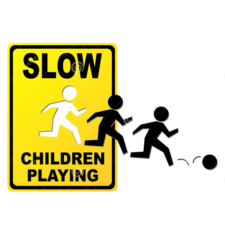 Watch out for kids school traffic signs